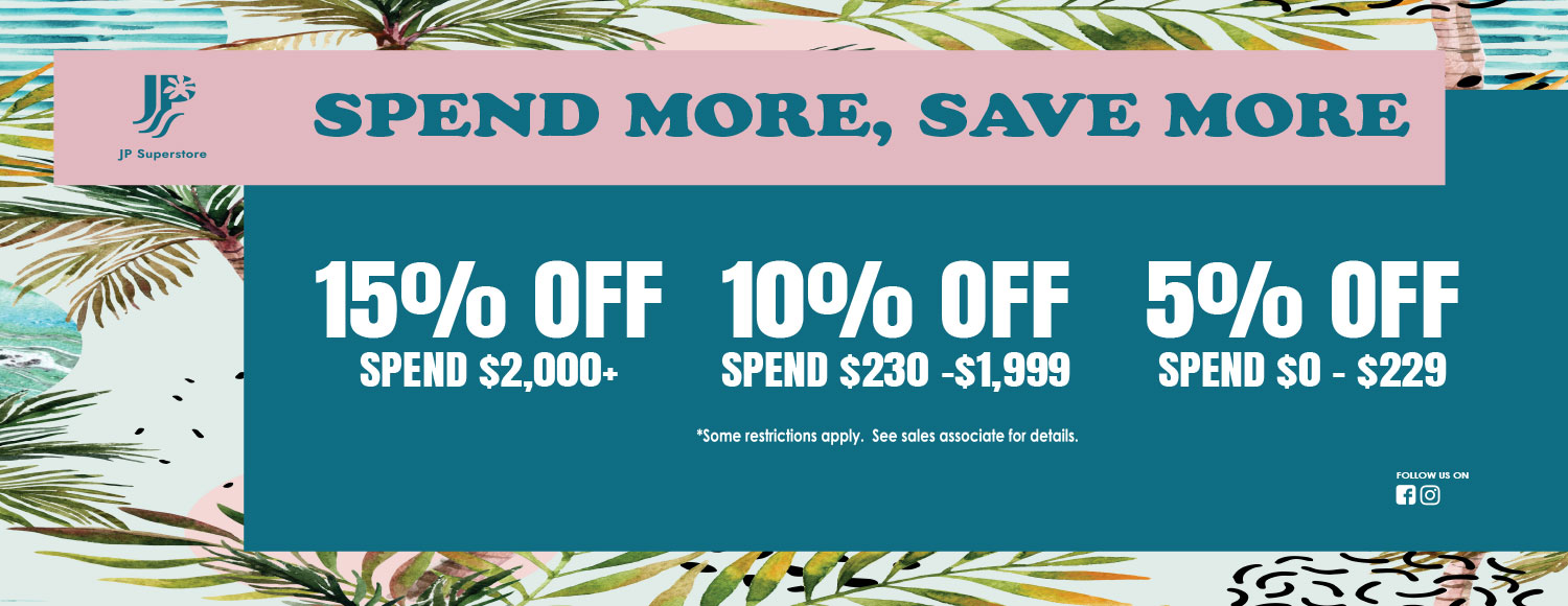 Promotions - JP SUPERSTORE | Tumon, Guam Shopping